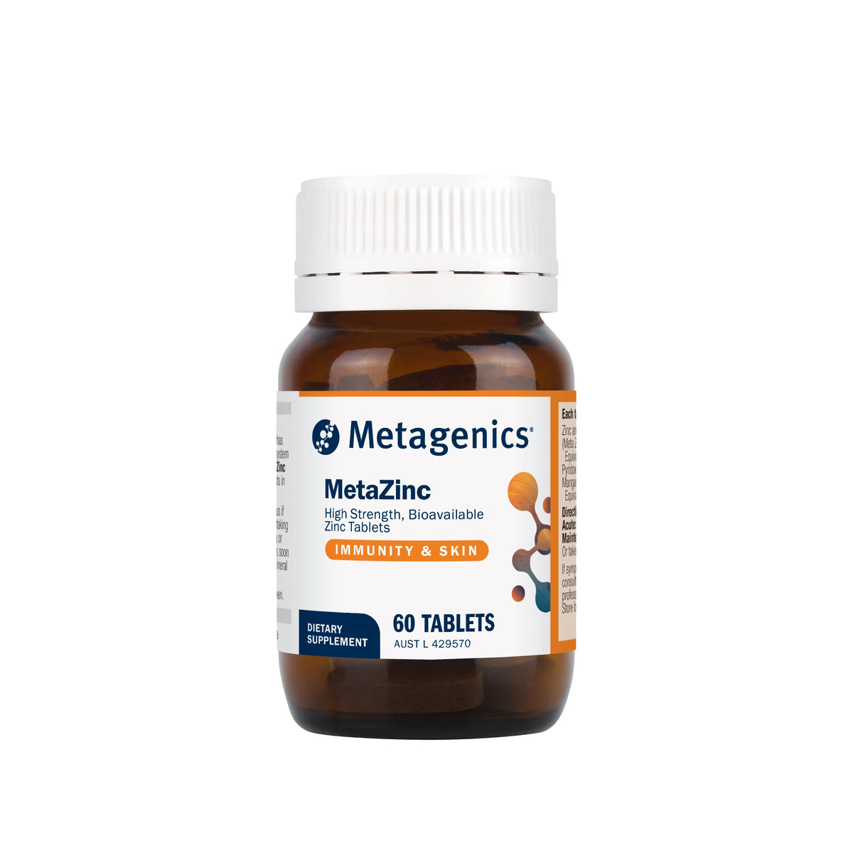 Metagenics Meta Zinc 60 Tablets – B.NOURISHD WELLNESS